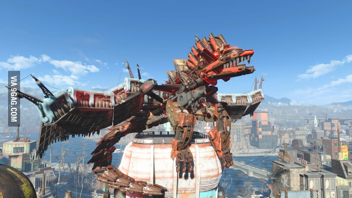 SCRAP DRAGON! [FALLOUT 4] - 9GAG