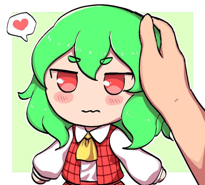 Pat the fumo Yuuka - 9GAG
