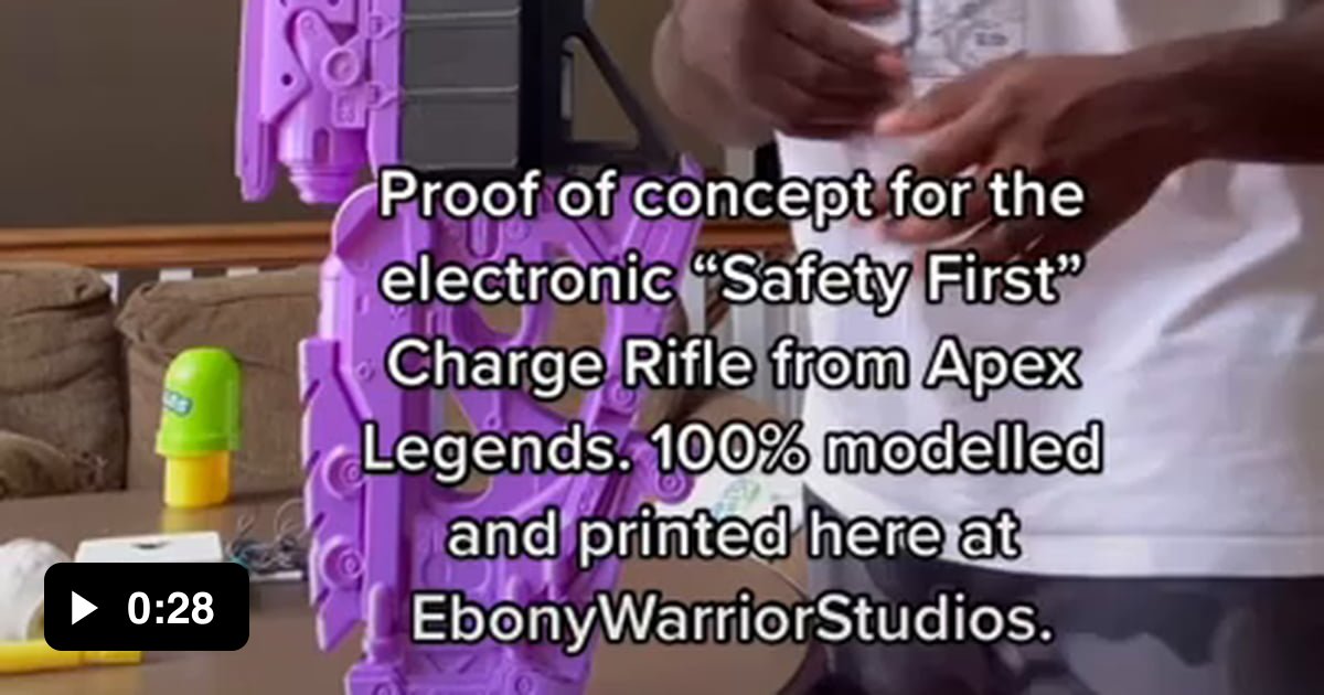 Proof of concept for the functional electronic Charge Rifle toy/propr ...