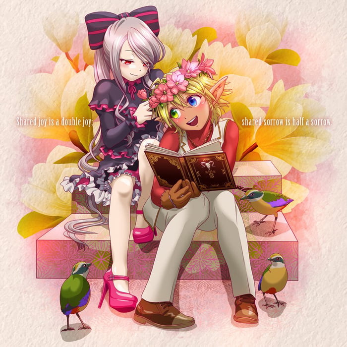 Shalltear and Aura - 9GAG