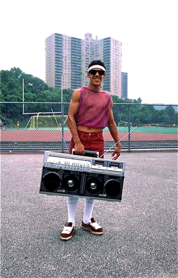 NYC boom box guy, 1989 - 9GAG