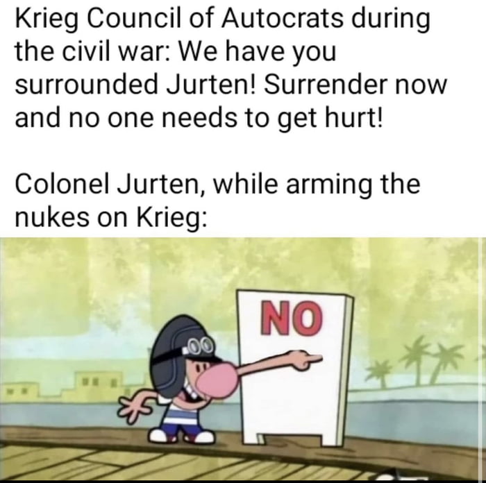 Jurten putting the blitz in Krieg - 9GAG