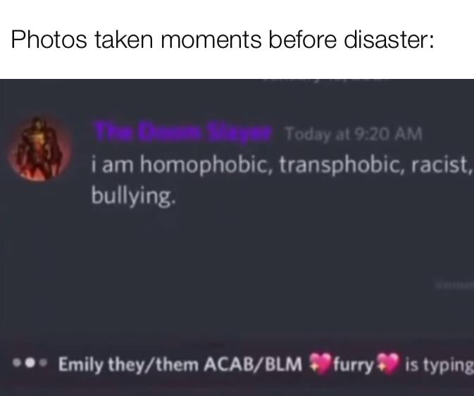 Emily they/them ACAB/BLM furry , ruler of the wastelands of twitter - 9GAG