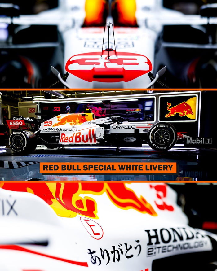 New livery Red Bull racing for this weekend! Collaboration with Honda ...