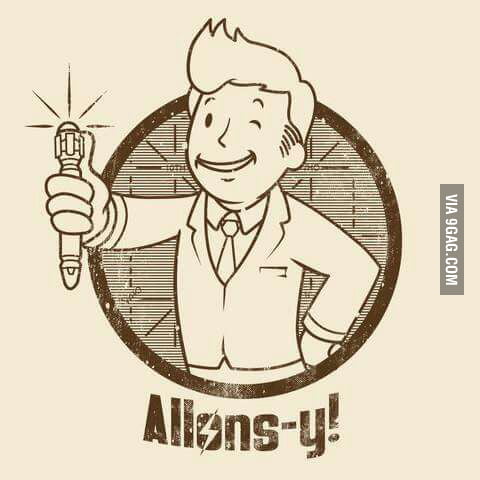 When Doctor Who meets Fallout. - 9GAG