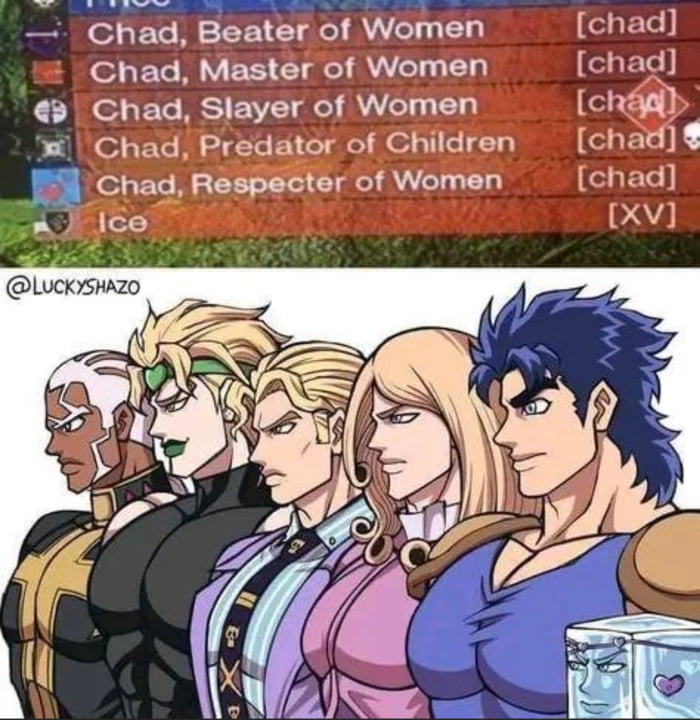 Chad and ice - 9GAG