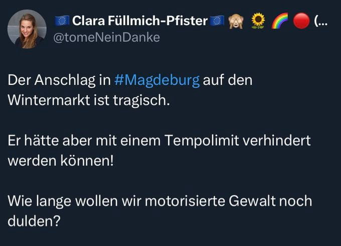 Tempolimit jetzt! - 9GAG