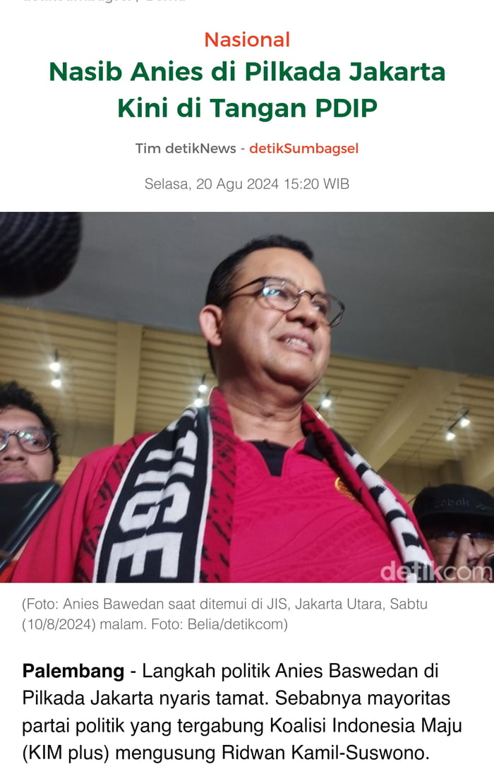 Anis kalo gak ada PDIP, duh kasihan dah... - 9GAG