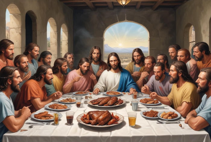 Jesus last BBQ - 9GAG