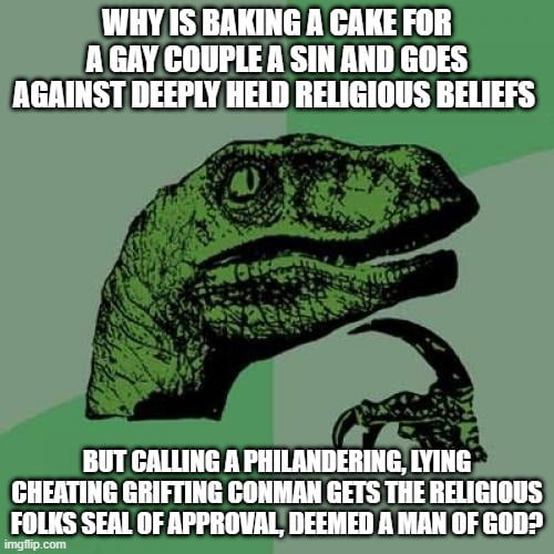 Maybe be a little consistent with your "deeply held" beliefs, idk. - 9GAG