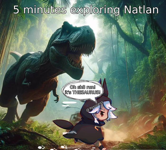Lore accurate cyno exploring Natlan - 9GAG
