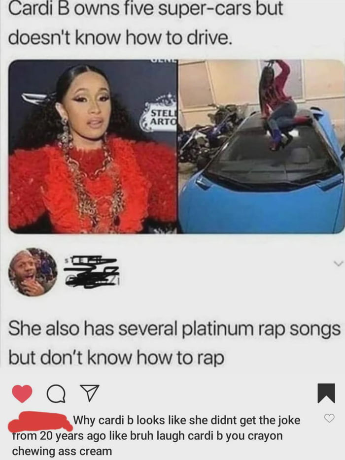 Cardi b pls laugh - 9GAG