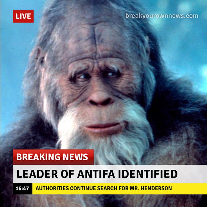 Why the authorities can't find the leader of antifa...he's the world ...