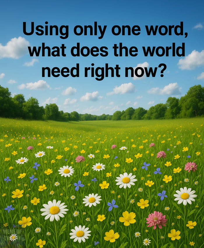 What single word comes to mind? - 9GAG