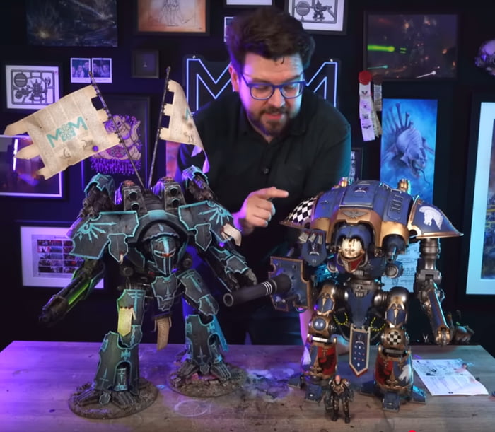 Joytoy's Imperial Knight is the same size as a warlord titan. (credit ...