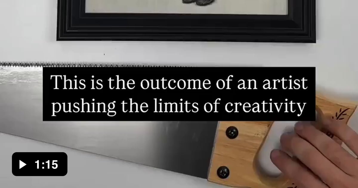 The outcome of an artist pushing their limits 🤯 - 9GAG