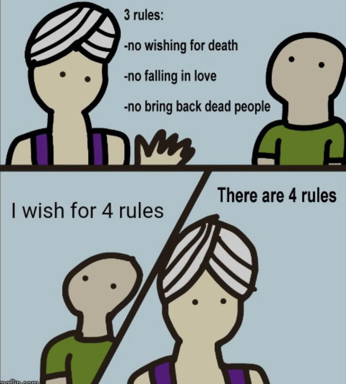 Gotta admire the loophole. - 9GAG