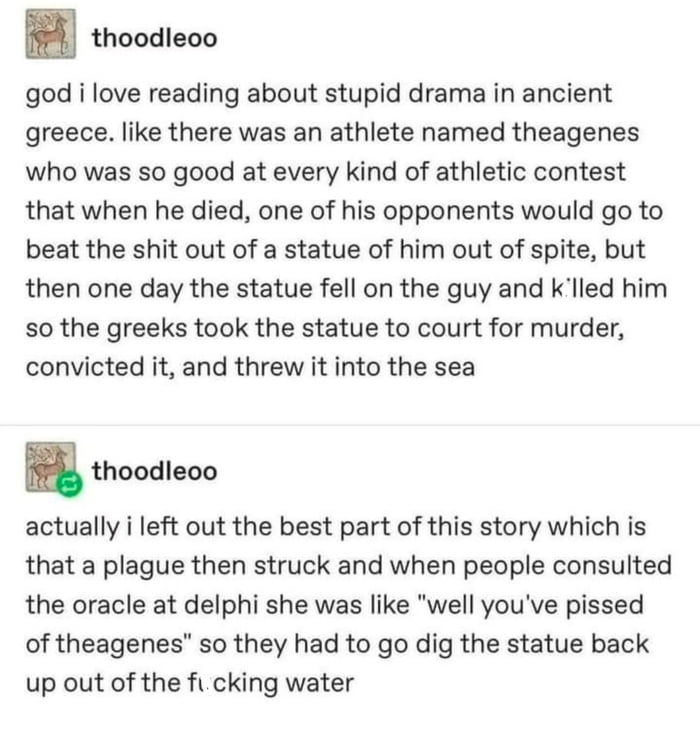 Ancient Greece was on another level of drama. - 9GAG