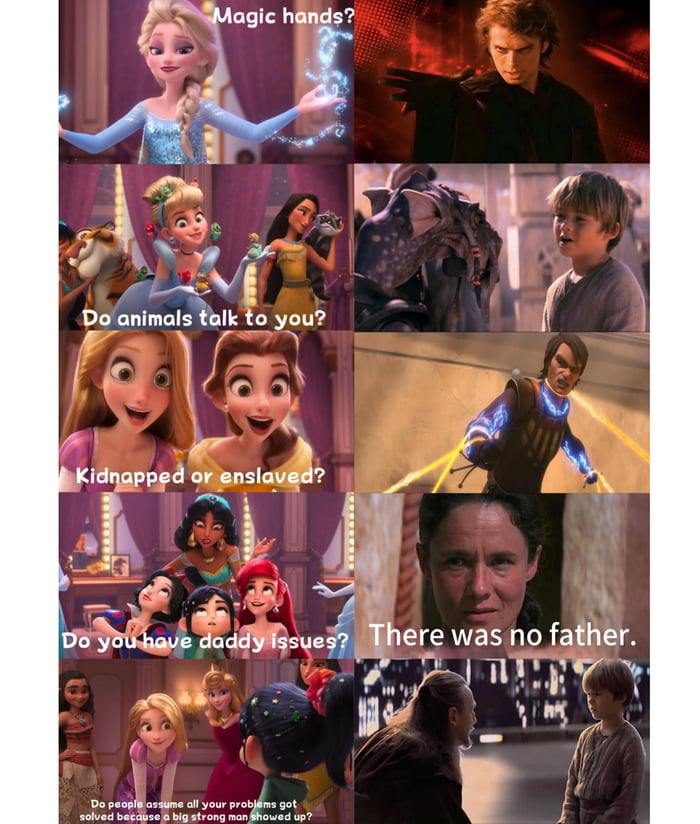 Anakin is a Disney princess - 9GAG