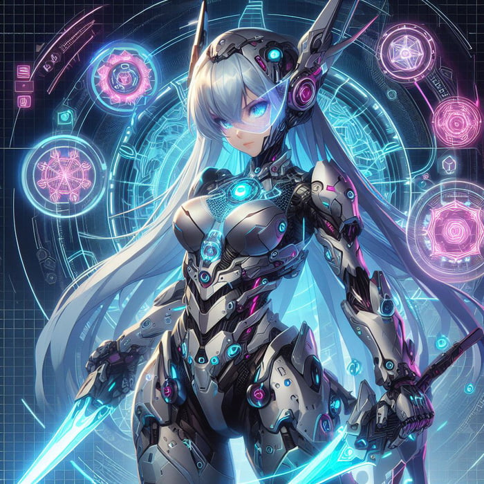 Girl in futuristic armor - 9GAG