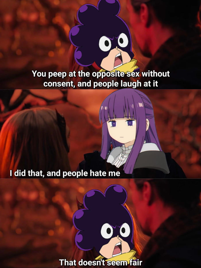 Because only one purple-haired person is allowed to do that - 9GAG