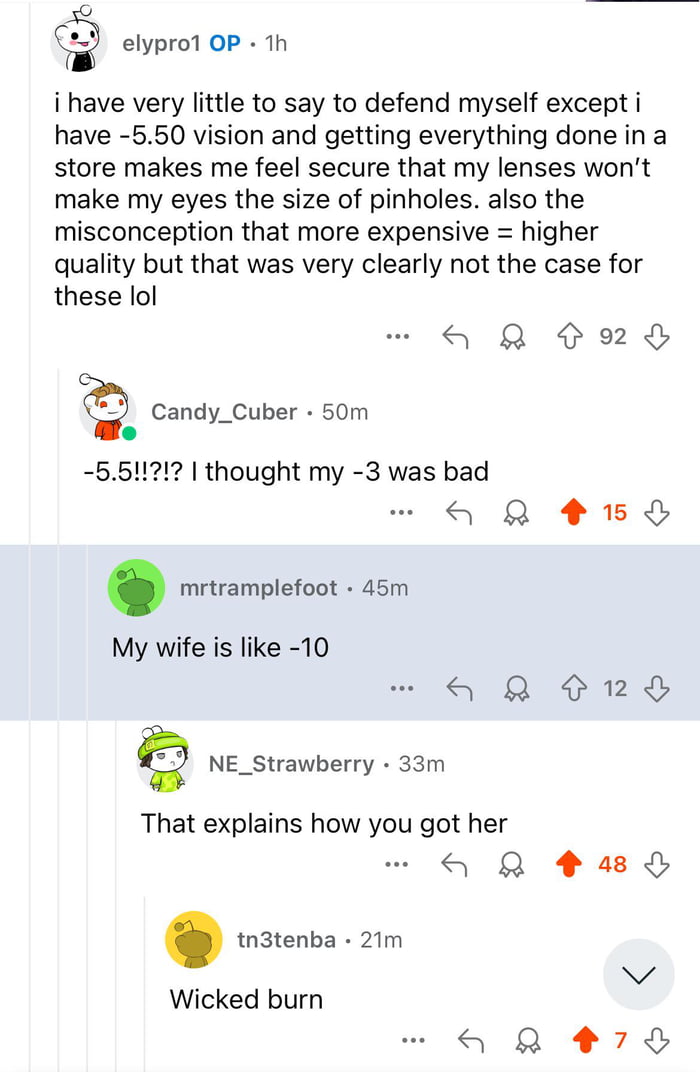 Bad vision goes crazy - 9GAG