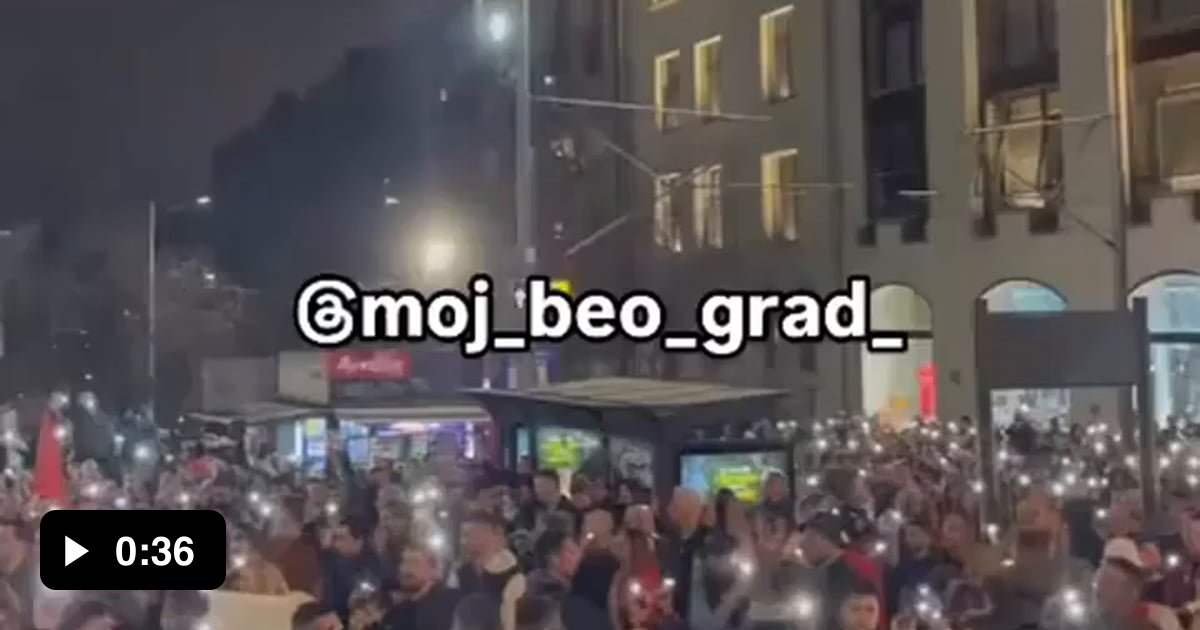 Subsonic weapon being used on a large crowd of protestors. - 9GAG