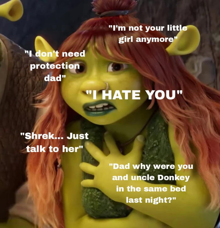Shrek 5 script leake- hol up - 9GAG