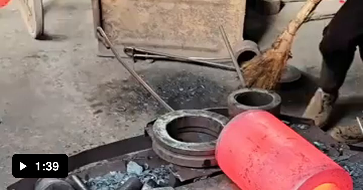 The process of hot forging - 9GAG