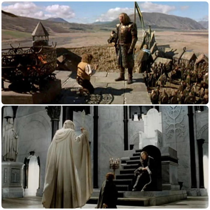 The difference in these two scenes was such great contrast to depict ...