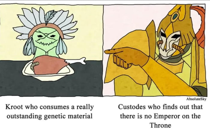 Kroot: “I’ve heard about dry aging meat, but this is ridiculous” - 9GAG
