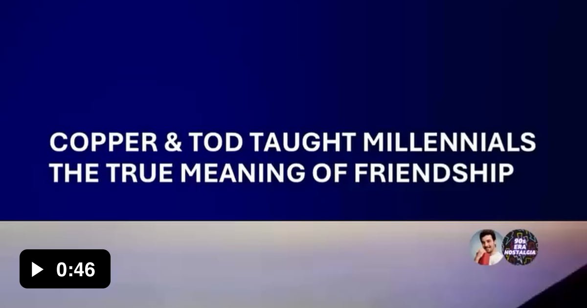 The Fox and the Hound reminds us that true friendship knows no bounds ...