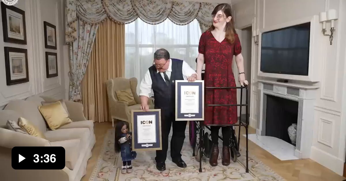 Smallest and Tallest Woman Meet For The First Time ever - Guinness ...