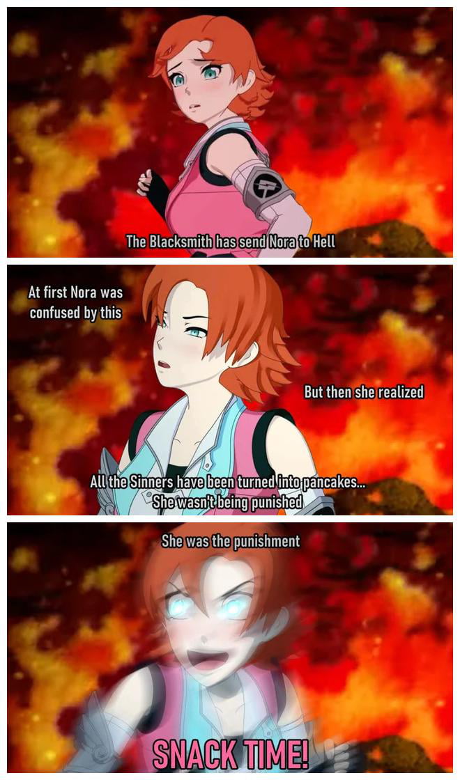 RWBY by TheWestphalianGwent "Nora goes to Hell" - 9GAG