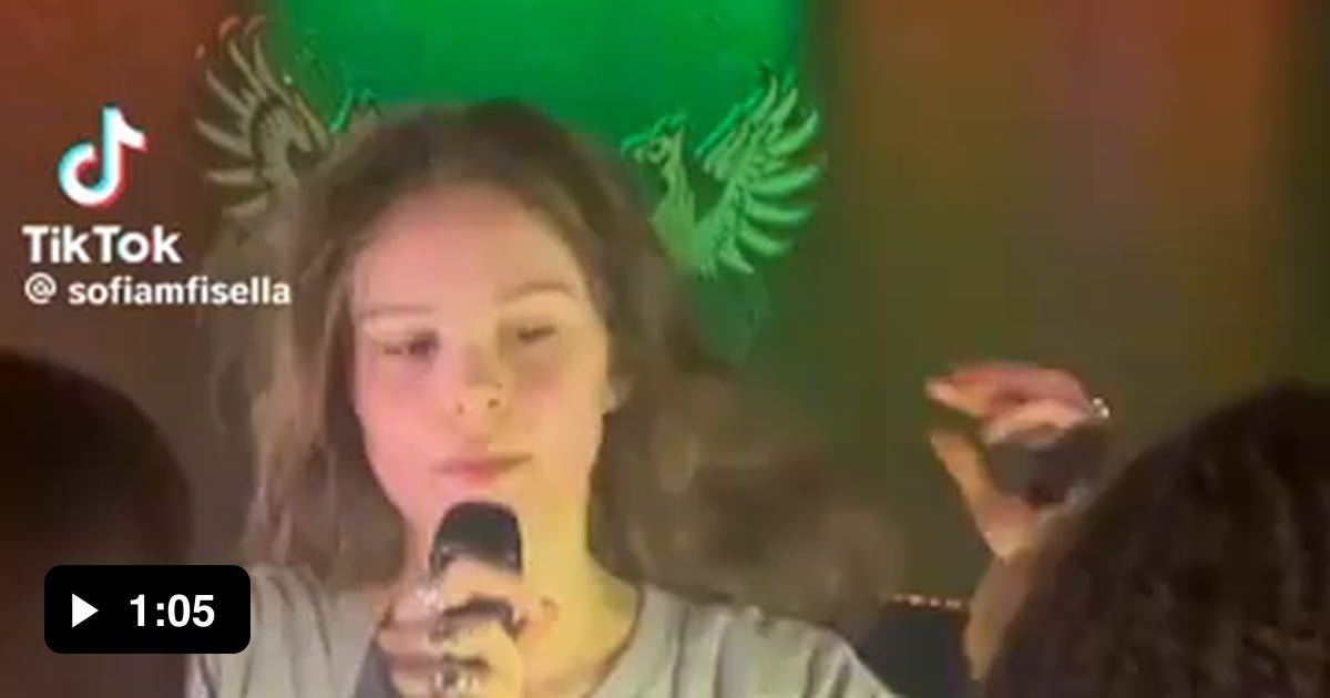 Just came across Sofia Isella performing in concert, and this is one of the most intimate ...