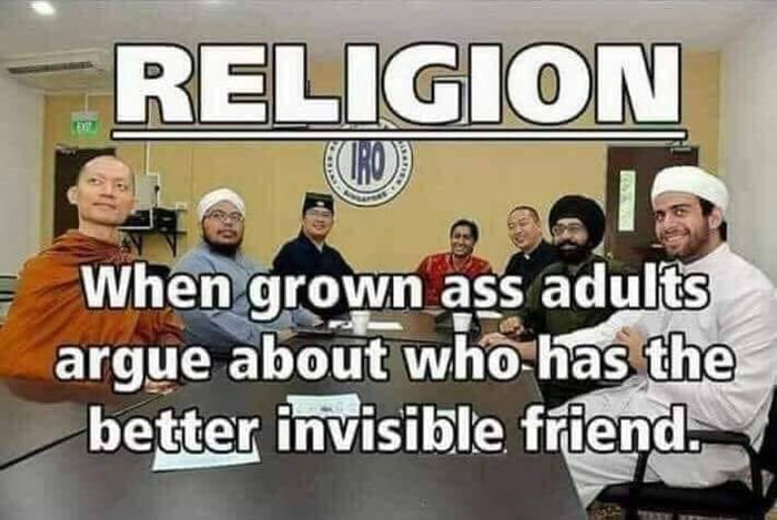 Who has the better invisible friend - 9GAG