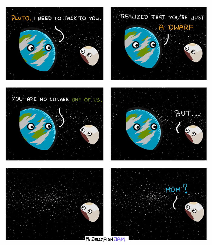 The true story of Pluto. - 9GAG
