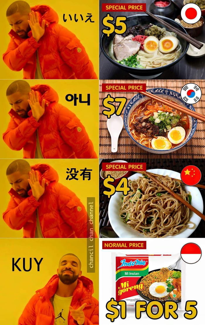 Indomie ramen instant noodle, the choice of college students - 9GAG