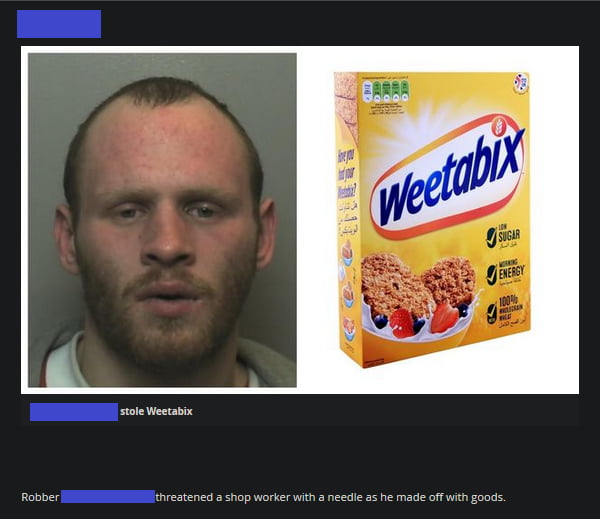 You might say that he's a.....Cereal Offender..... - 9GAG