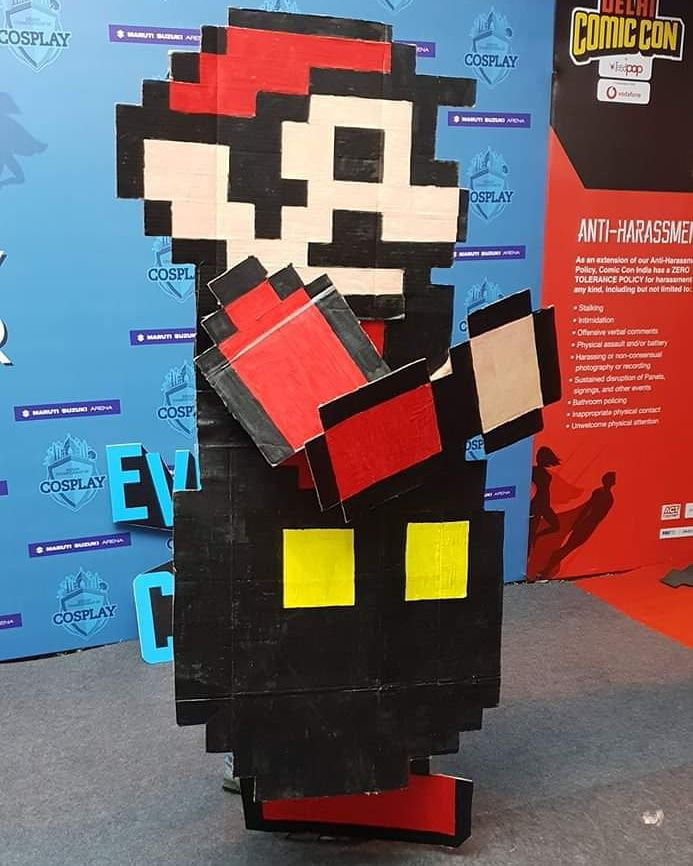 Tried 8-Bit Mario cosplay, didn't win, but felt awesome - 9GAG