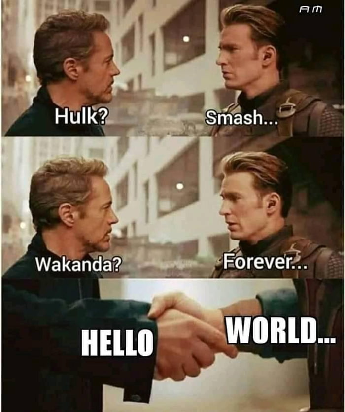 Hello World - immortal duet - 9GAG