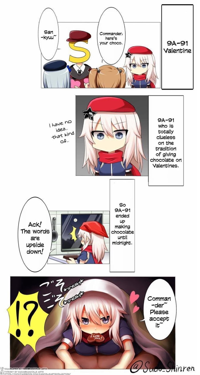 Girls Frontline Comics No.4: Valentines Chocolate - 9GAG