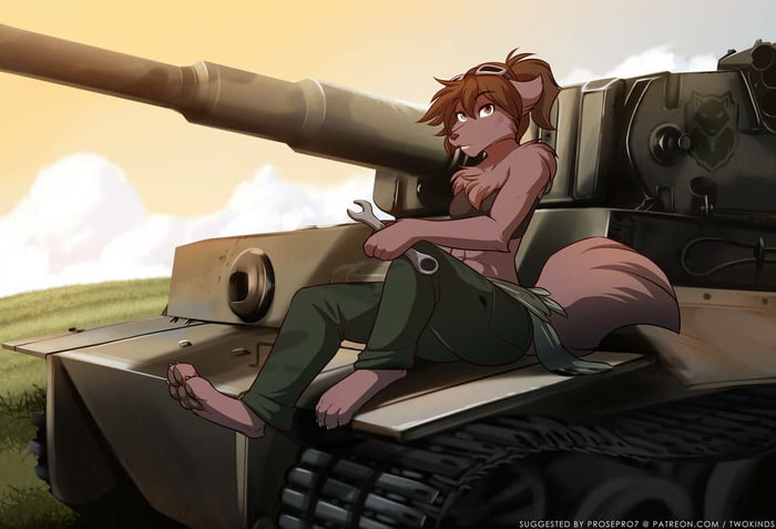 All aboard the furry tank - 9GAG
