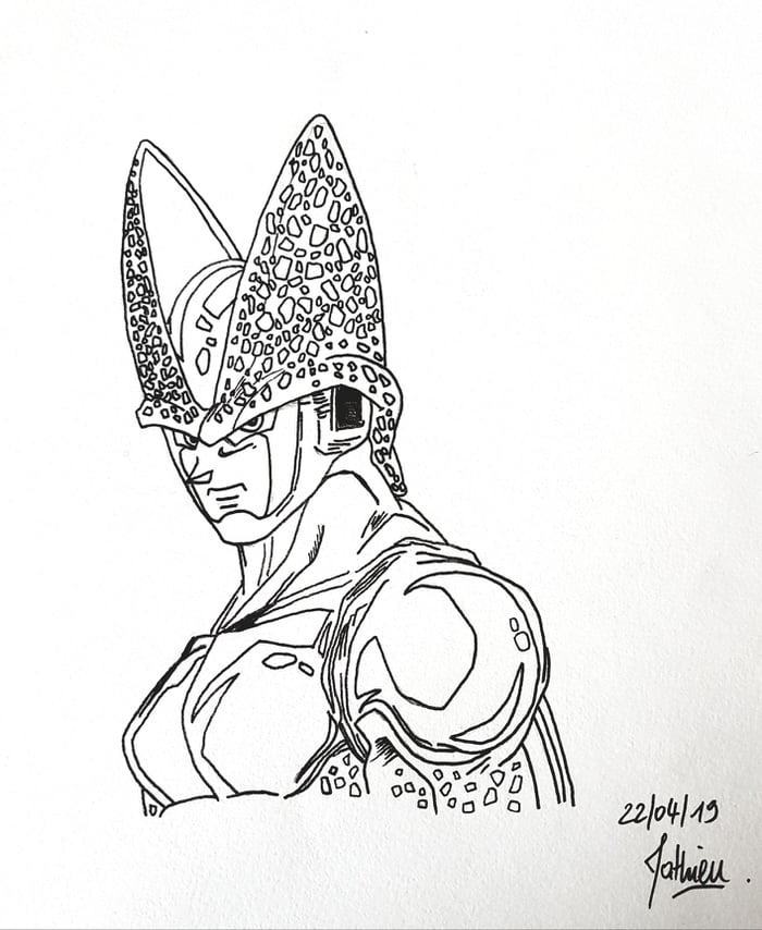 Perfect Cell Drawing - 9GAG