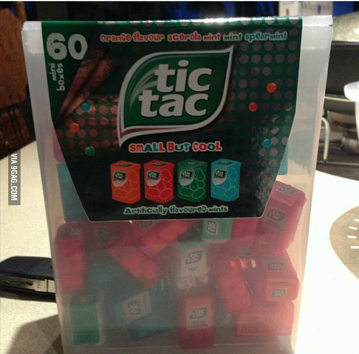 A dispenser that dispenses tic tac dispensers - 9GAG