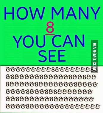 How many can you see? - 9GAG