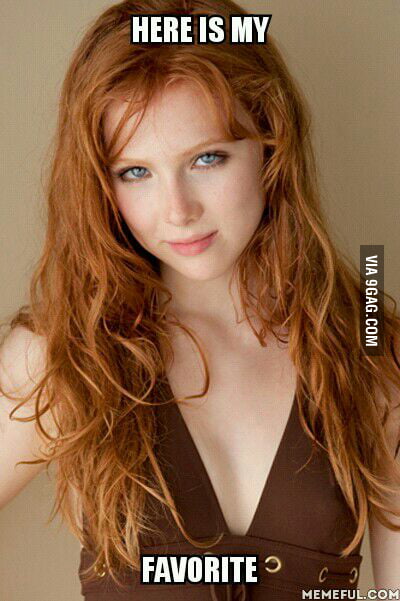 Heardcyou like Redheads - 9GAG