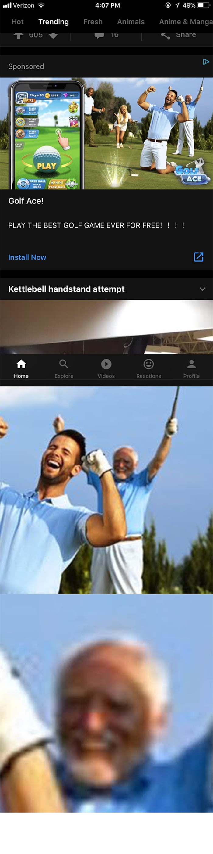 Saw this ad while scrolling, could it be? - 9GAG