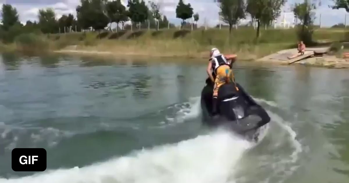 Just a jet ski with a 1,300cc Suzuki Hayabusa motor swap. - 9GAG