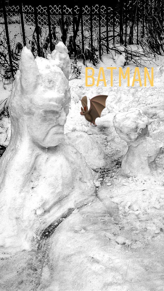 Snow day batman - 9GAG